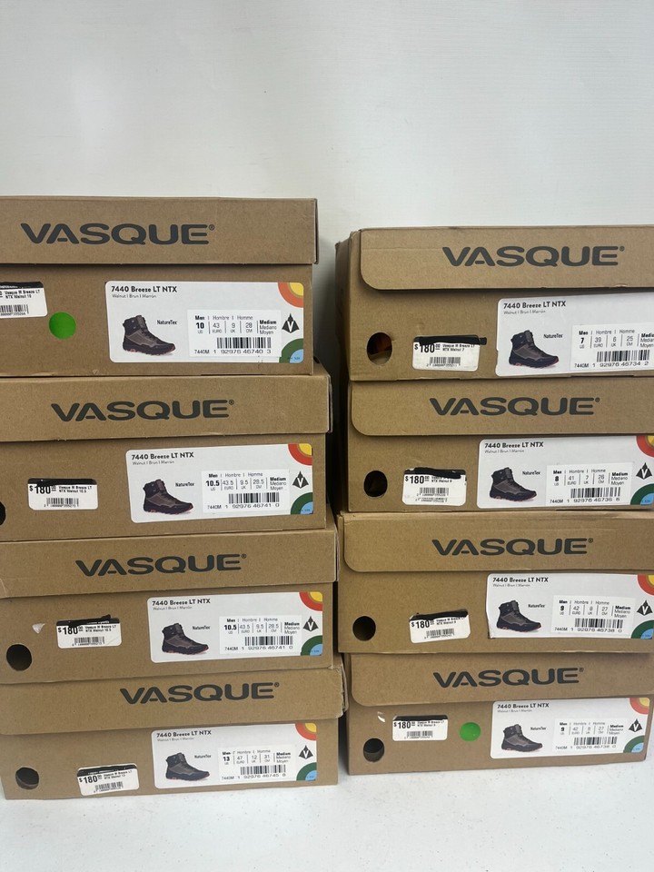 $180 Vasque 7440 Breeze LT NTX Hiking Boot NIB Sz 7,8,9,9.5,10,10.5,13 ...