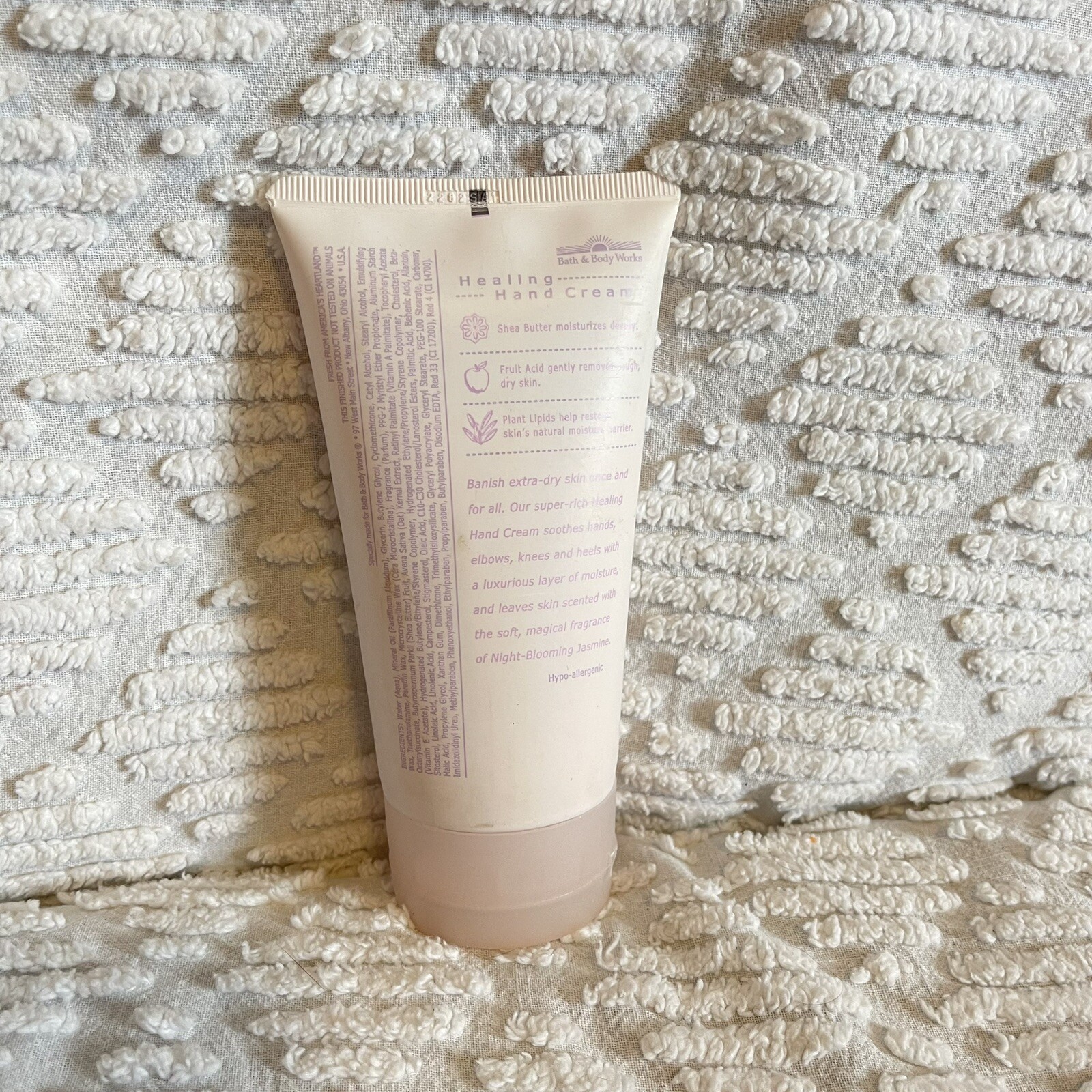 Bath and Body Works Vintage Healing Hand Cream Night Blooming Jasmine ...