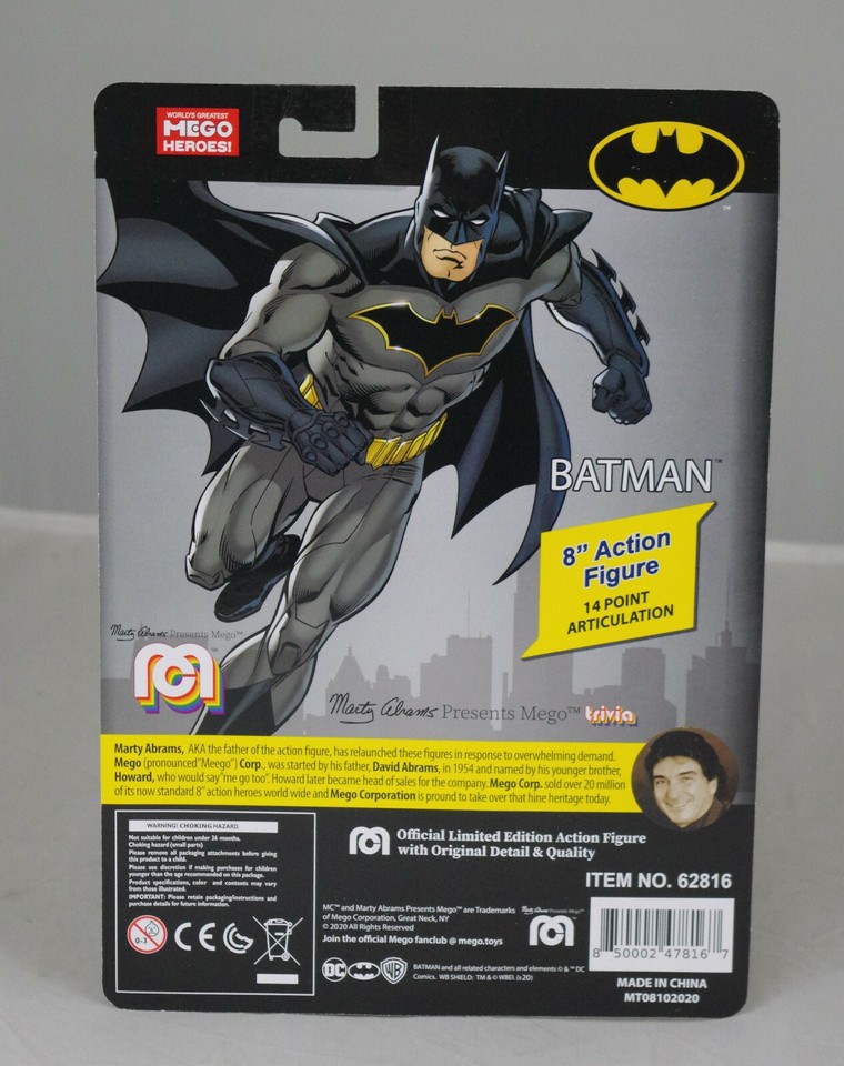 New Mego 2020 DC Batman Figure - Wave 9 - New on Card 850002478167| eBay