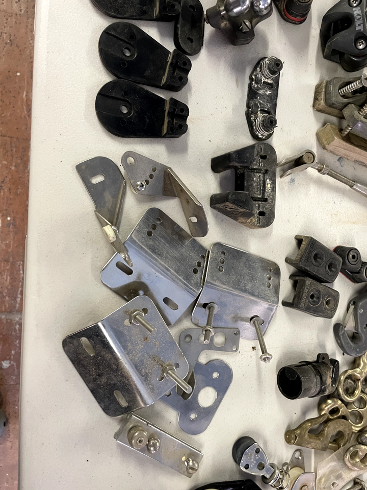 Sailboat Boat Hardware Lot Assorted Mixed New And Used | eBay