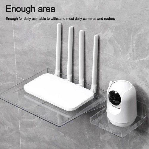 2pcs Wall Mounted Camera Storage Rack Bathroom Kitchen Room Living ...