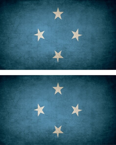 2x Sticker flag vinyl country vintage FSM micronesia | eBay