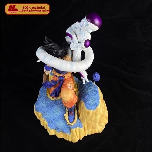 Anime Dragon Ball Z Battle Namek Son Goku Bite Frieza's Tail Figure ...