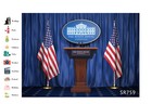 US President White House Speech Backdrop Background Photography Studio ...