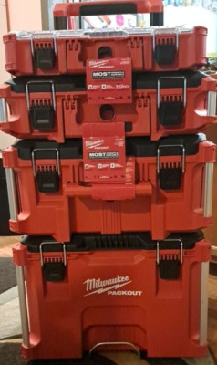 Milwaukee Rolling Modular Stackable Tool Box - includes Organizer ...