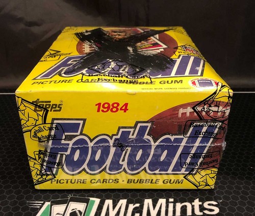 🔥🏈 1984 Topps Football Wax Box - BBCE Wrapped - Sealed - Unopened w ...
