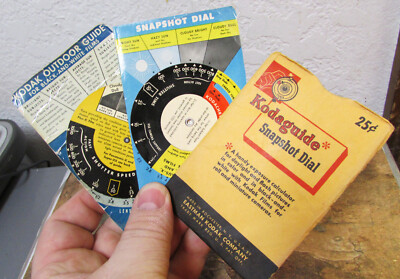 Vintage Kodaguide Snapshot Dial, Camera guides for Flash Dial & outdoor ...