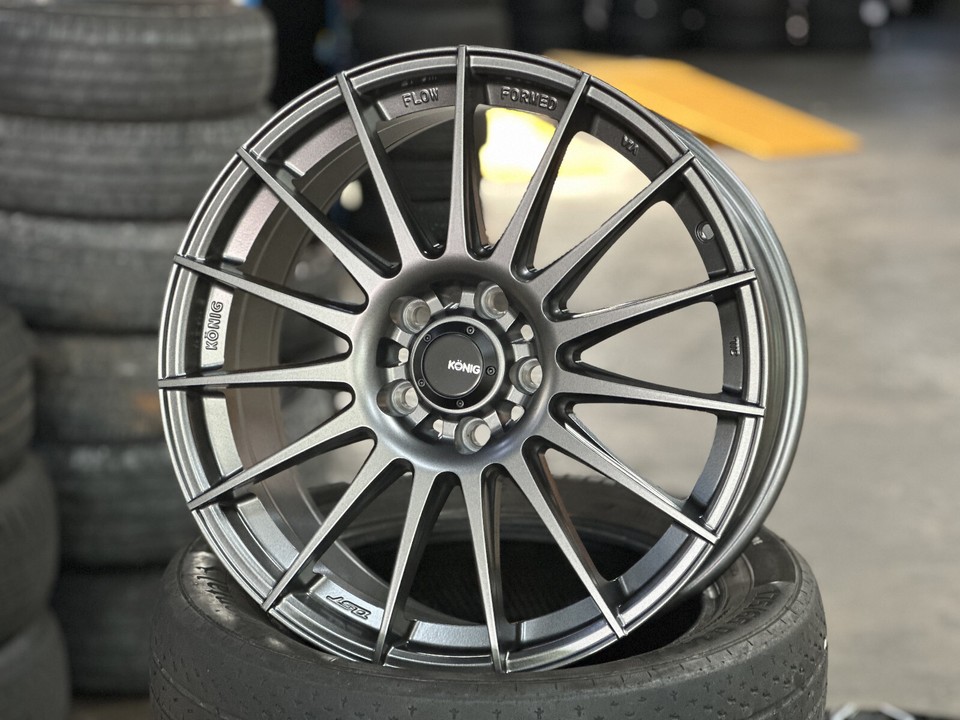 New 18x8 KONIG RENNFORM (4 Wheel) 5x112 fit Mercedes Audi TT A3 S3 VW ...