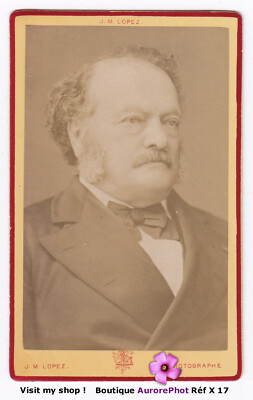 GILBERT-LOUIS DUPREZ, TÉNOR CHANTEUR LYRIQUE OPÉRA, CDV LOPEZ à PARIS ...