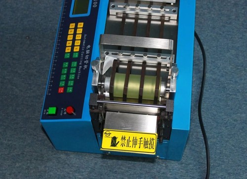 YS-100 Automatic Heat-shrink Tube Cable Pipe Cutter Cut Tube Machine ...
