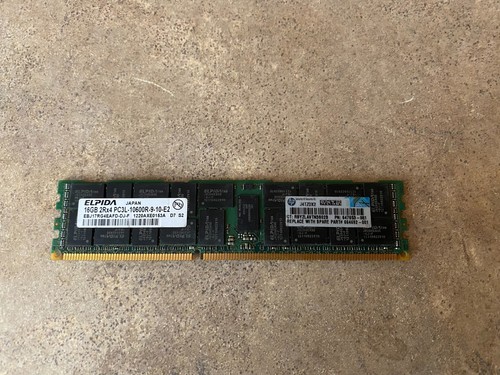 ELPIDA 16GB 2RX4 PC3L-10600R-9-10-E2 EBJ17RG4EAFD-DJ-F SERVER MEMORY F7 ...