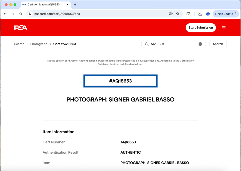 Gabriel Basso signed 8x10 photo PSA DNA autograph The Night Agent phone ...