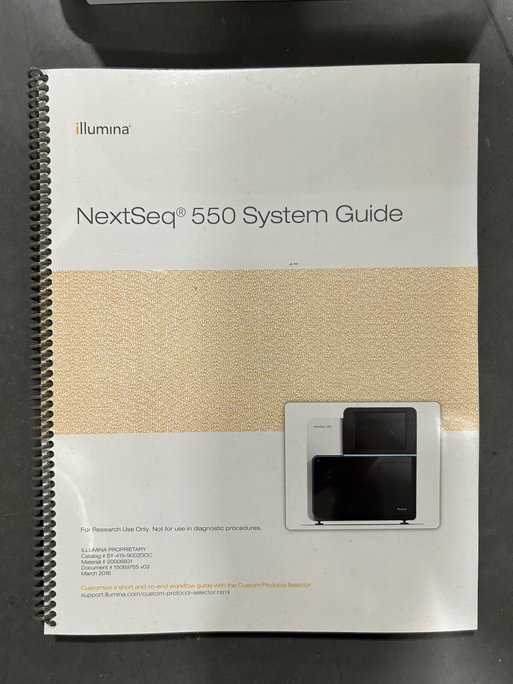 illumina NextSeq 550 DNA RNA Sequencer NGS Next-Generation Sequencing ...