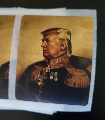 General Emperor Donald Trump Funny Political Sticker Napoleon Bonaparte ...