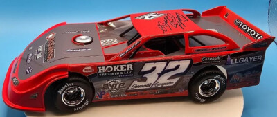 AUTOGRAPHED Bobby Pierce Mike Hobson CUSTOM Late Model 20/100 | eBay