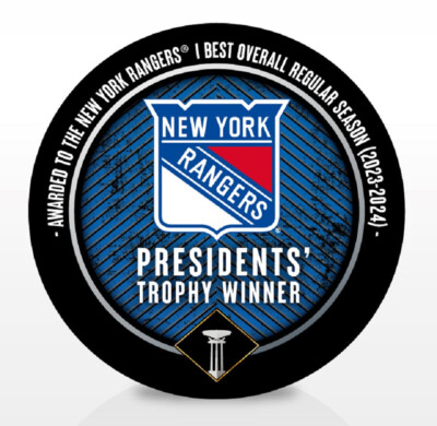 2024 NEW YORK RANGERS PRESIDENTS CUP TROPHY PUCK - #A4L_#4L | eBay