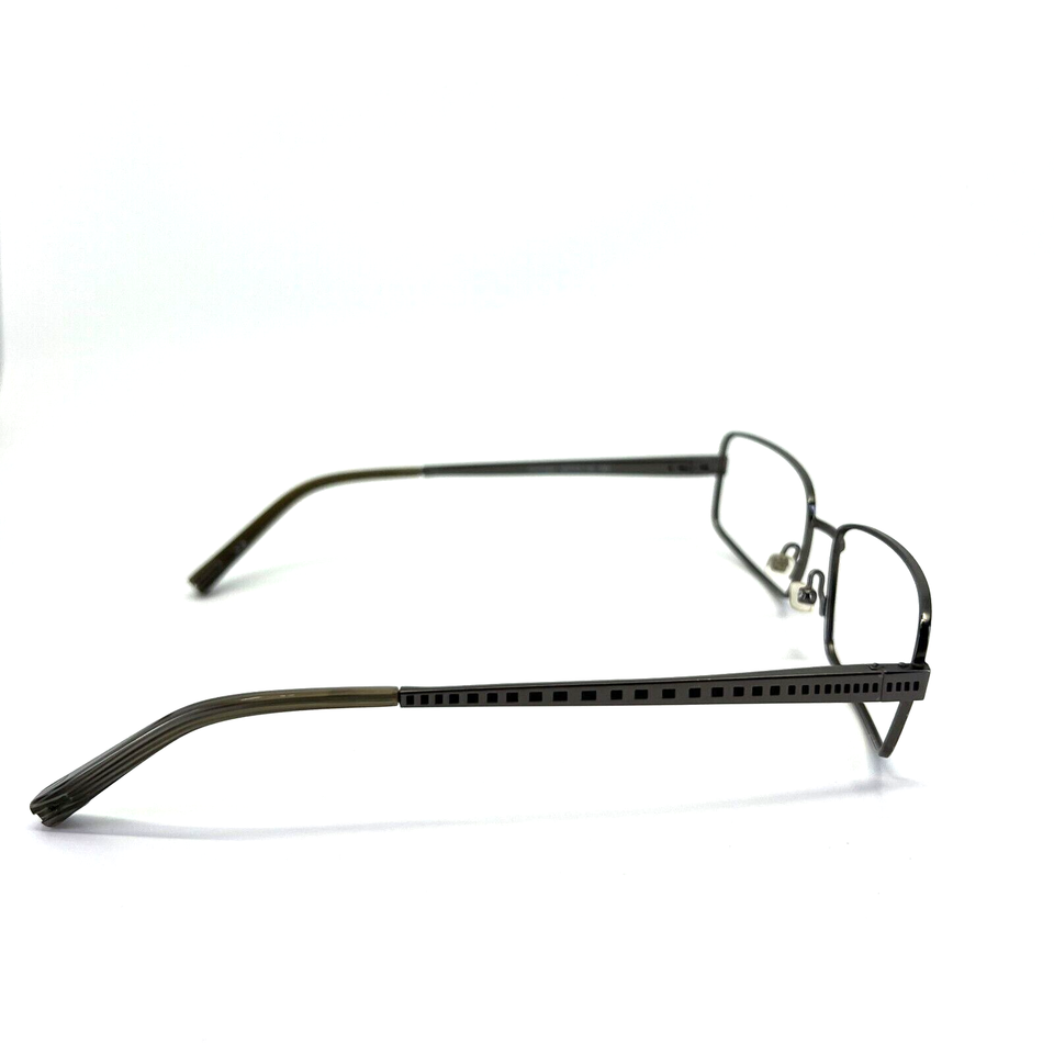 Jhane Barnes Constant GM Eyeglasses Frames Grey Rectangular Full Rim 58 ...