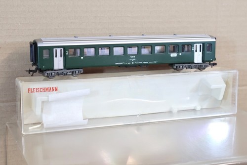 FLEISCHMANN 5158 OBB ÖBB 2nd CLASS OPEN EXPRESS COACH 173-2 MINT BOXED ...