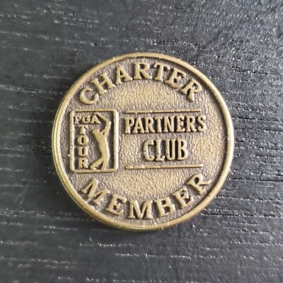 PGA Tour Partners Club Official Member Coin Token Collectible Ball ...