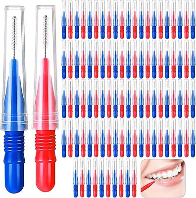 Scovolini Dentali Scovolini Spazzola Interdentale: 100 pezzi Spazzolini ...