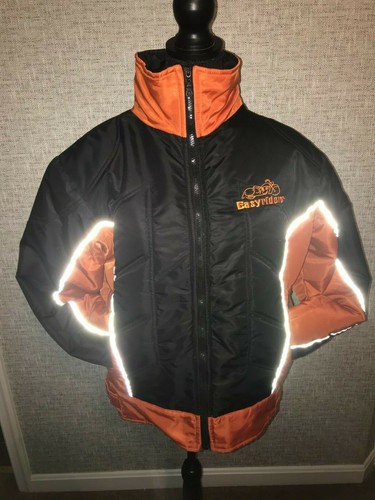 Rare Vintage Southern Steel motorcycle jacket Men's L with reflective ...