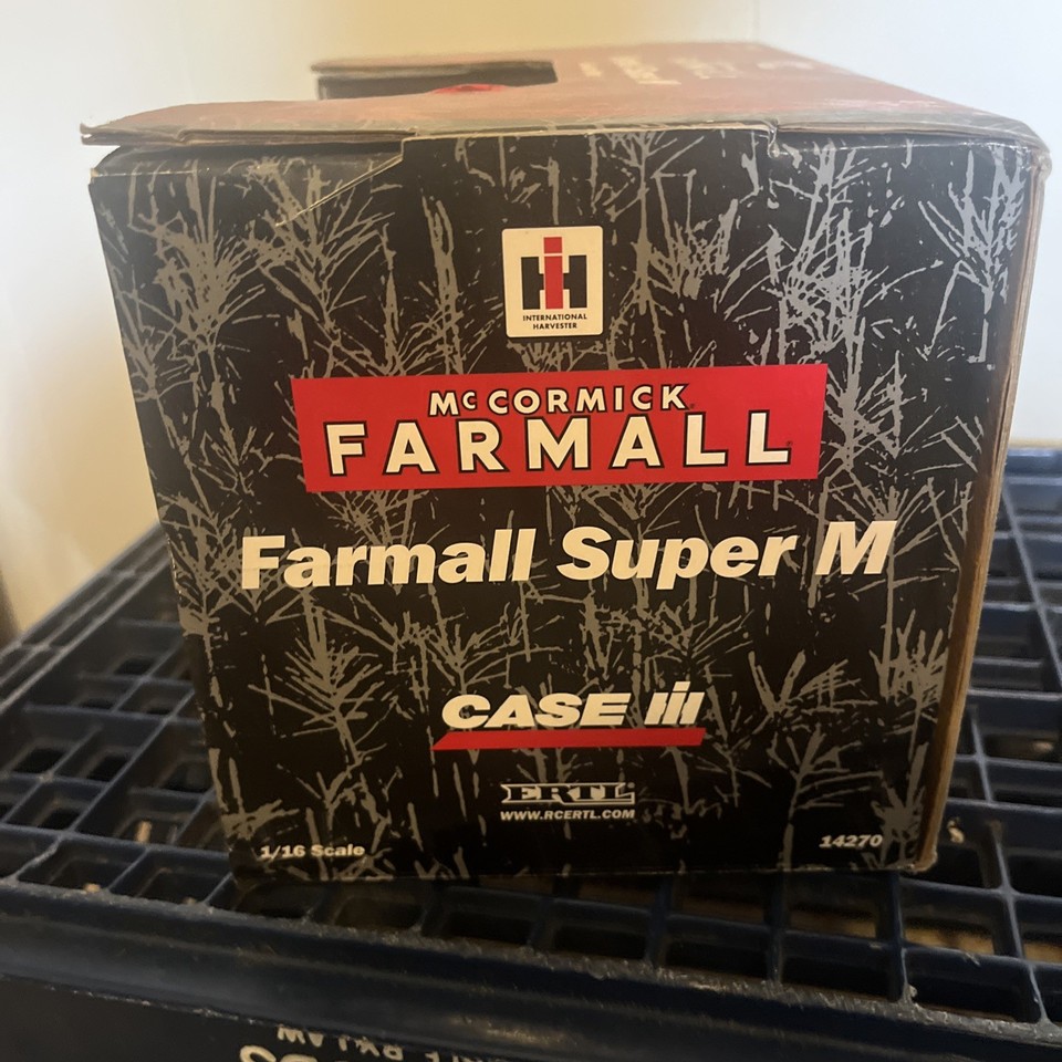 ERTL - Toy Farmall Super M 1/16 Diecast Farm Tractor Collectible - IN ...