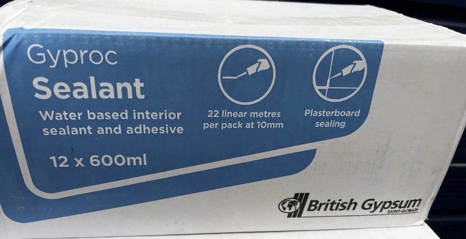 British Gypsum Gyproc Sealant White 600ml Tube | eBay UK