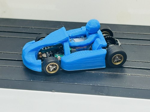 SCS Hobbies 3D AFX Mega G + 1.5 Go Kart Ho Slot Car Body Blue | eBay