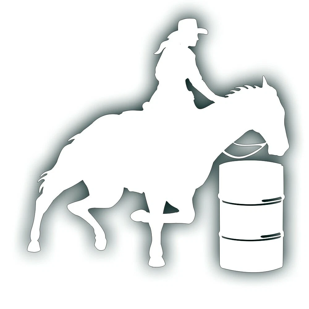 Barrel Horse Silhouette