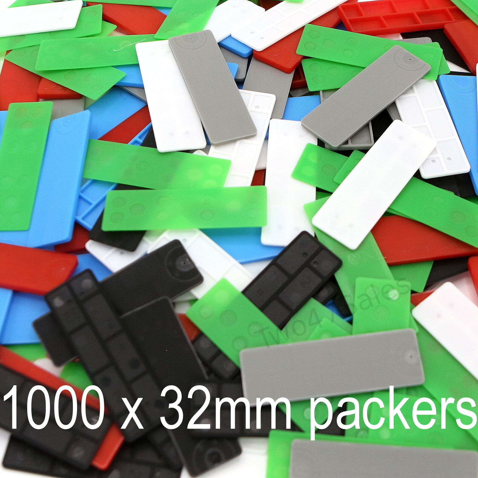 Mixed Glazing Packers 1000 x 32mm Spacers Window Shim Flat Double Glass ...