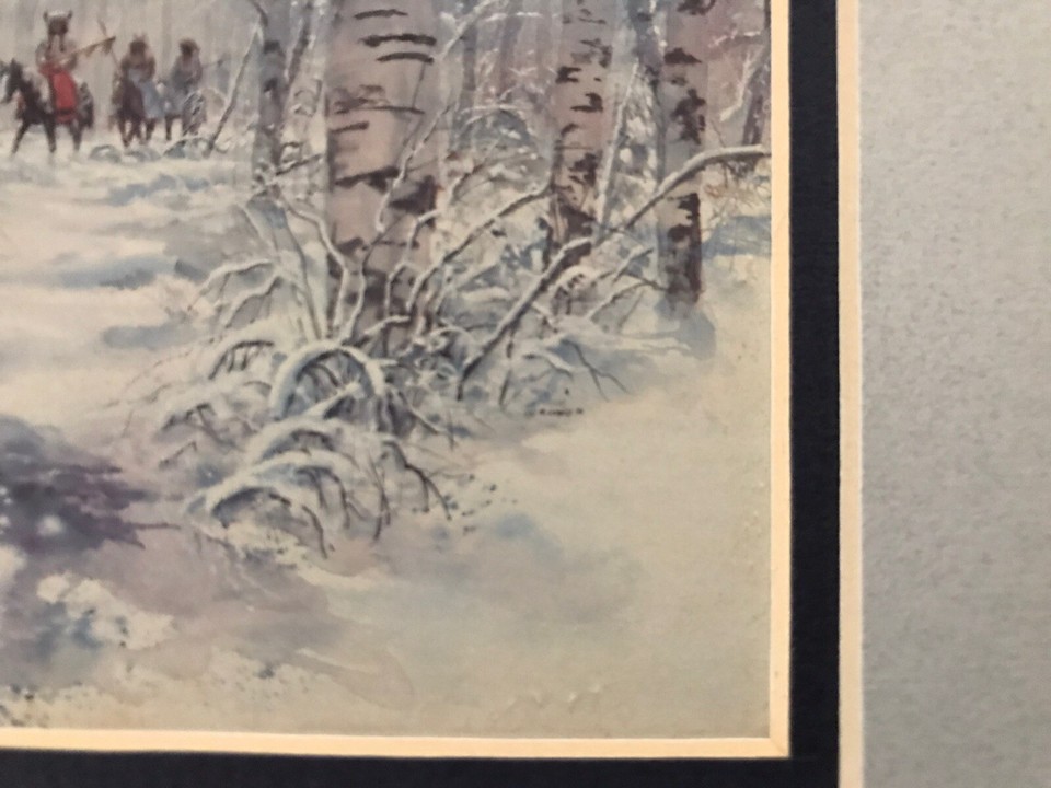 "SILENT HUNTERS" MATTED PRINT BY MILTON LEWIS NEW | eBay