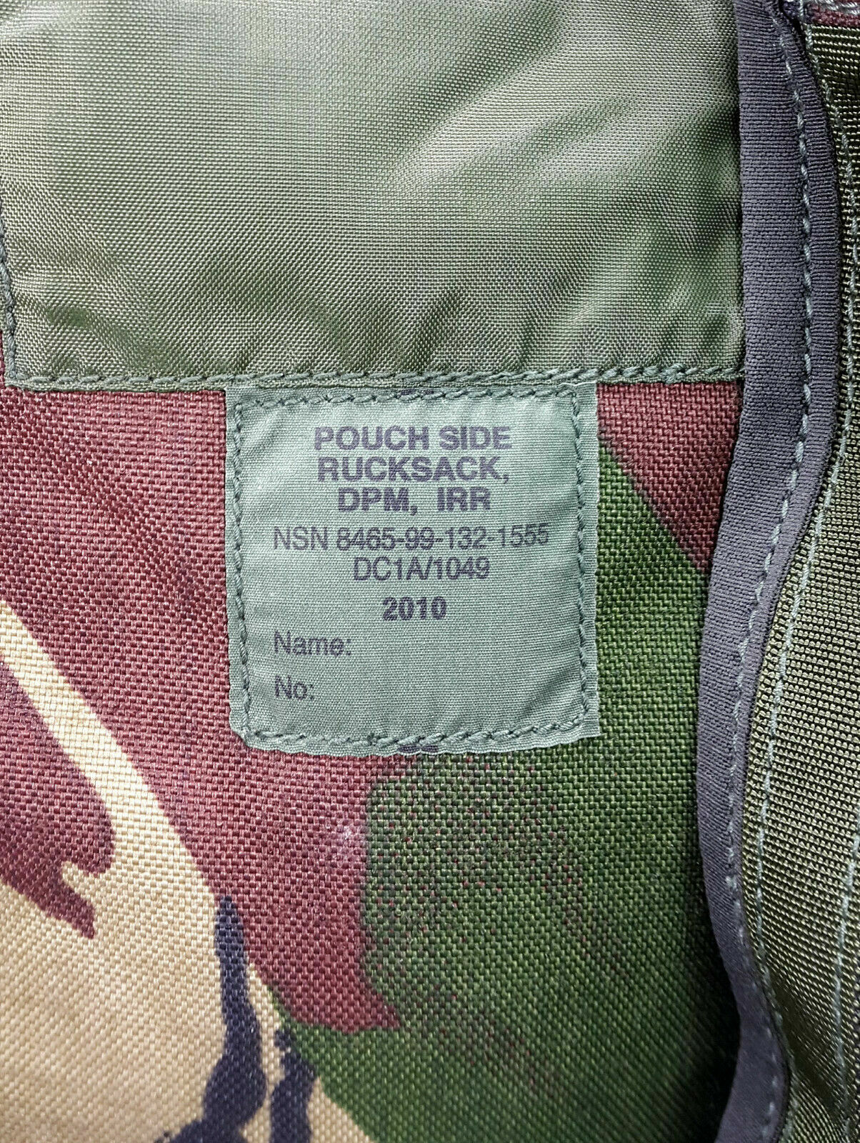 MILITARY DAY PACK BAG ARMY BACKPACK DPM PLCE POUCH WOODLAND CAMOUFLAGE ...