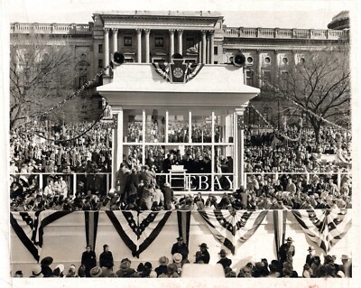 Inauguration of Pa. Gov. George M. leader Jan. 1955 original sepia ...