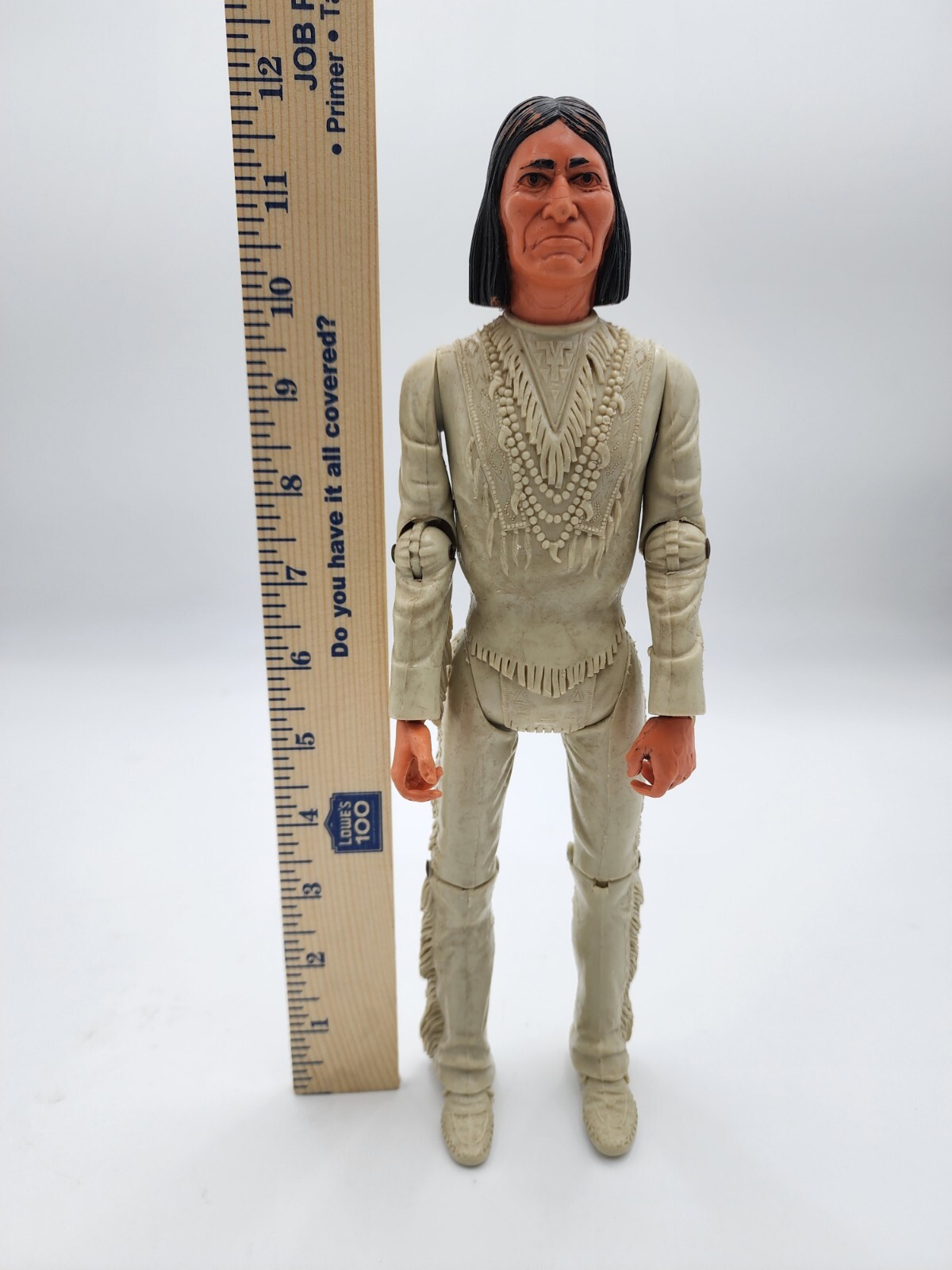 1967 Vintage Marx Geronimo Johnny West Lone Ranger Toy Figurine 11 3/4 ...