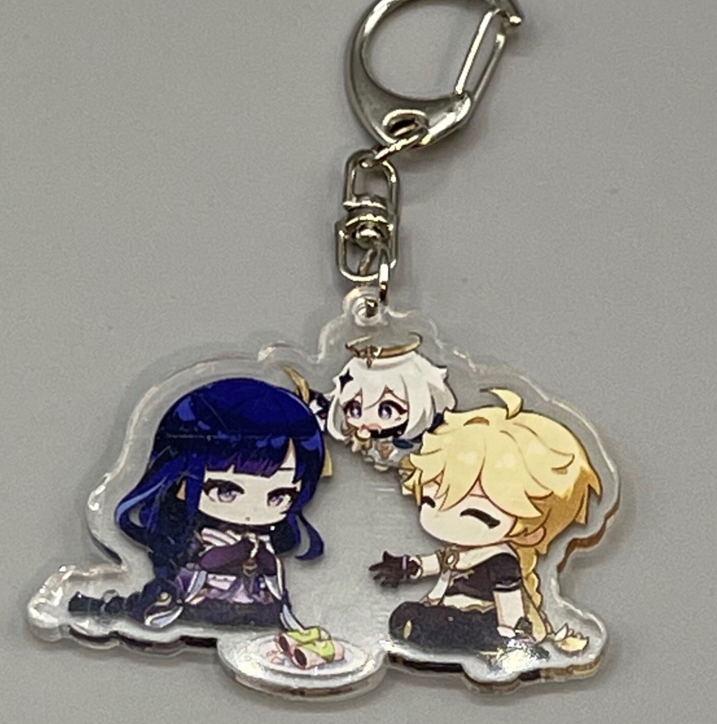 Genshin Impact character AETHER + RAIDEN SHOGUN acrylic keychain | eBay