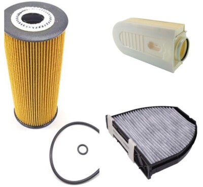 AIR/OIL/CABIN FILTER FOR MERCEDES-BENZ E-CLASS (W212) E 200 CDI/BlueTEC ...