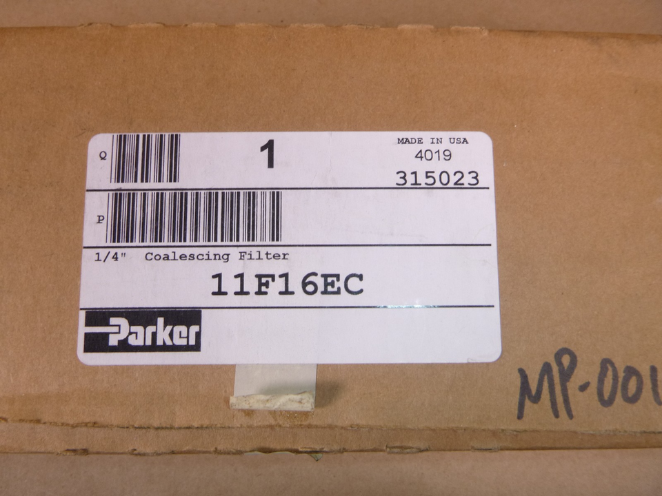 11F16EC Parker Prep-Air II Particulate/Coalescing Filter 1/4" Ports 15 ...