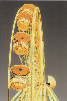 Yellow Ferris Wheel Amusement Park Ride 4x6 New Image Card 15056 | eBay