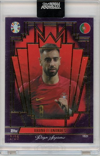 2024 Topps Total Football BRUNO FERNANDES Reign Supreme /25 Portugal | eBay
