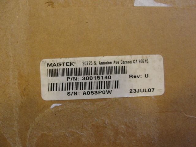 MagTek IntelliPin P/n 30015140 Pin-entry Credit Card Reader Swipe ...