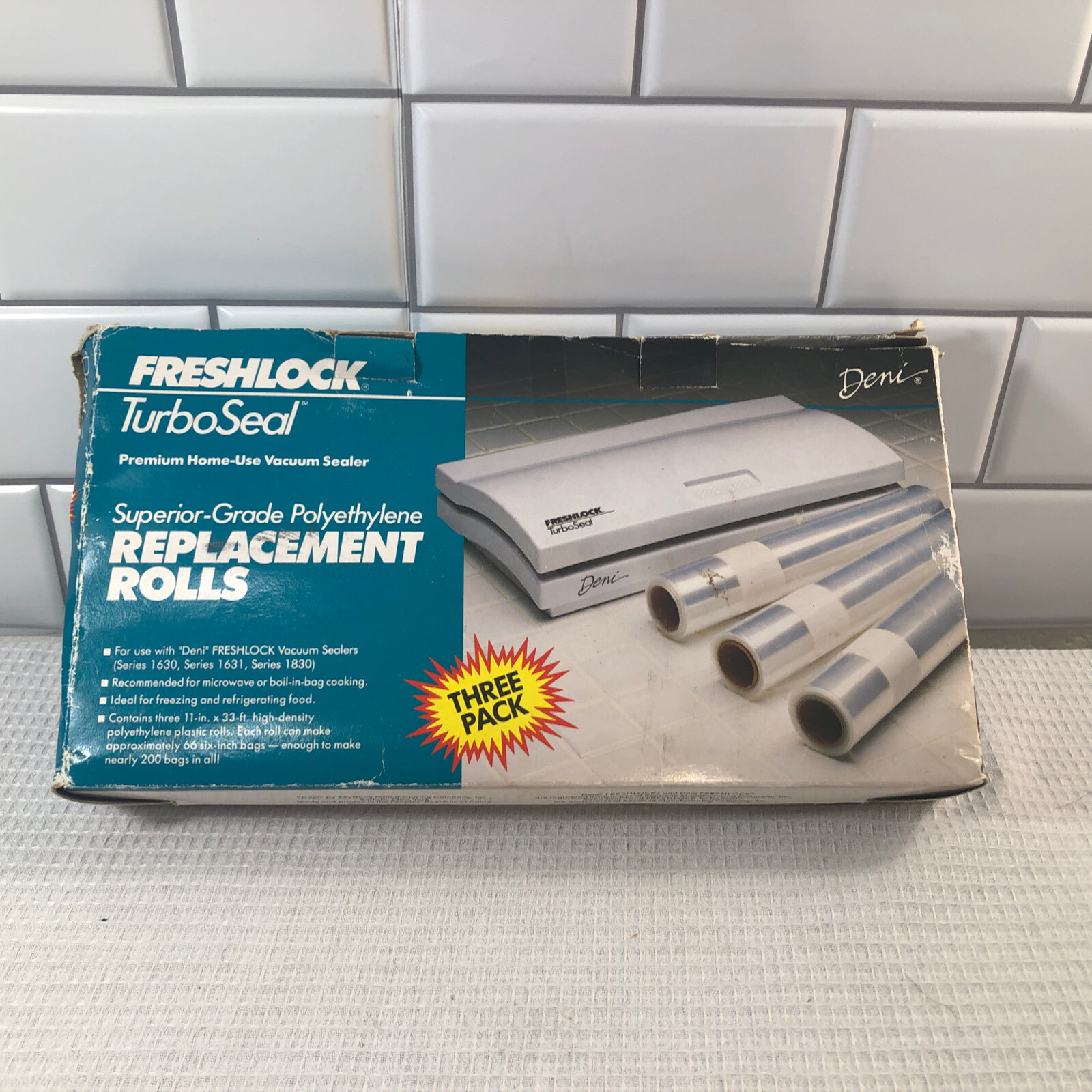 Deni Freshlock Turbo Seal Replacement Rolls #1640 Only 2 Rolls | eBay