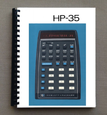 Manual for Hewlett Packard HP 35 Calculator | eBay