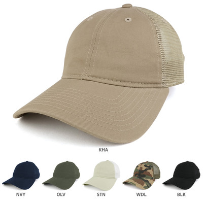 Low Profile Soft Fitting Mesh Back Adjustable Cotton Baseball Cap | eBay