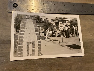 Vintage Photo Mobileoil Mobilegas Quaker State Gas Pumps Trip to ...