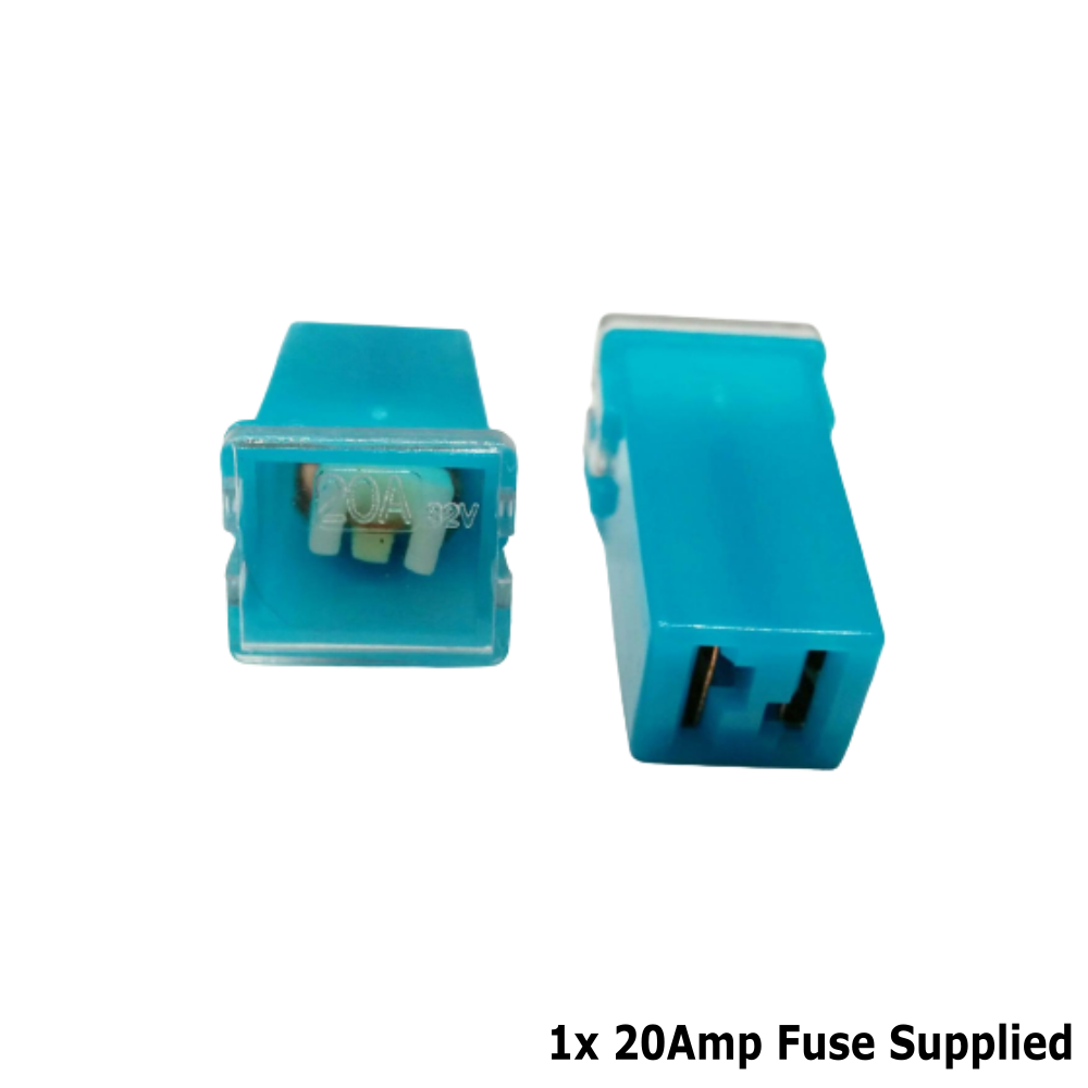 J Case JCASE Type 20 Amp Standard Fitting Fuse Cartridge Car Auto Wire ...
