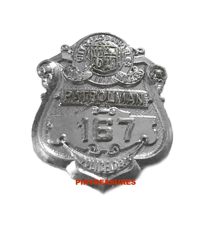 Police Pins Los Angeles, CA LAPD Pin 1913-1923 Collector Historic ...