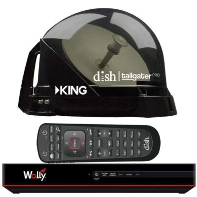 King DISH Tailgater Pro Bundle with DISH Wally Receiver #DTP4950 | eBay