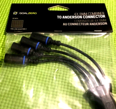 Goal Zero 4x 8MM COMBINER to Solar HIGH POWER PORT CONNECTOR # 98060 | eBay