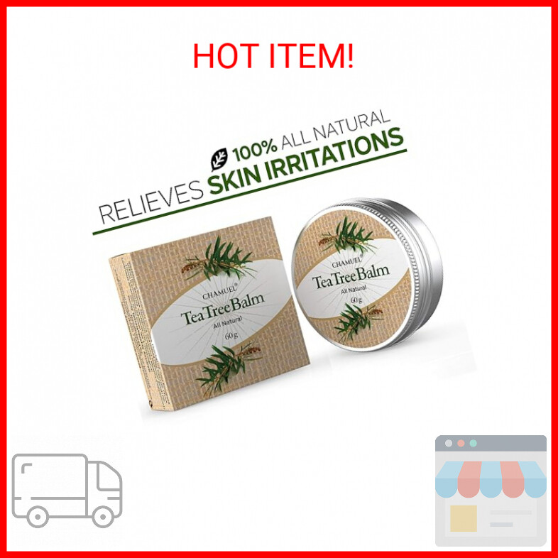 TEA TREE OIL BALM -100% All Natural | Great Cream for Soothing ...