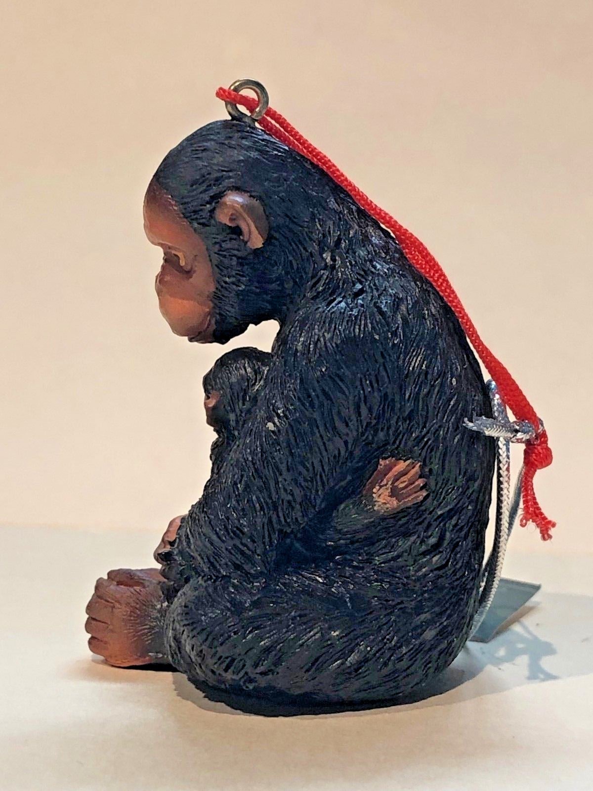 NEW Vintage resin Monkey & baby Ornaments NWT- Midwest of cannon falls ...